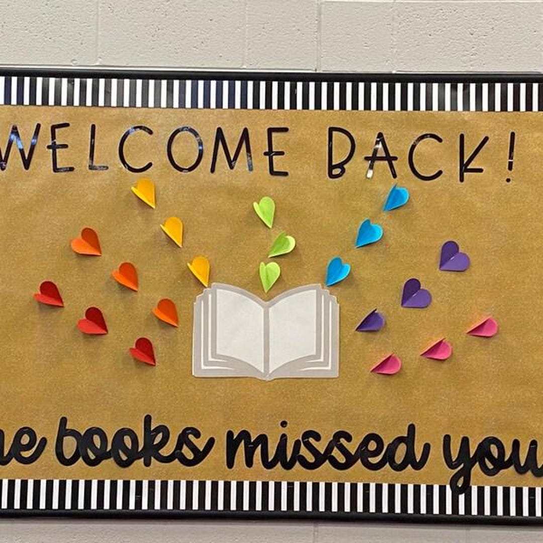 Bulletin Board Letters | Back to School Bulletin Board | Welcome Back ...