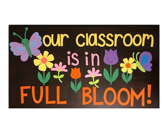 Teachers School Bulletin Board Cutouts DIY Kit welcome Spring Back to ...