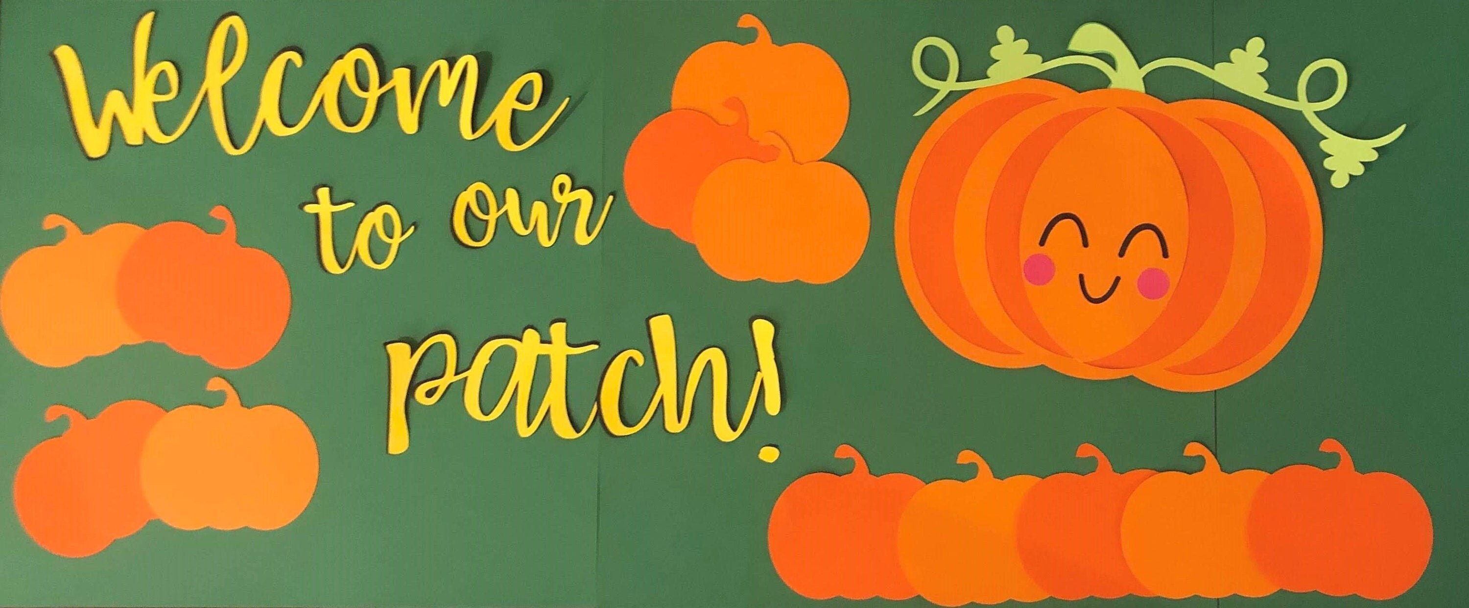Fall Bulletin Board | Bulletin Board Letters | Fall DIY Set | Back to ...