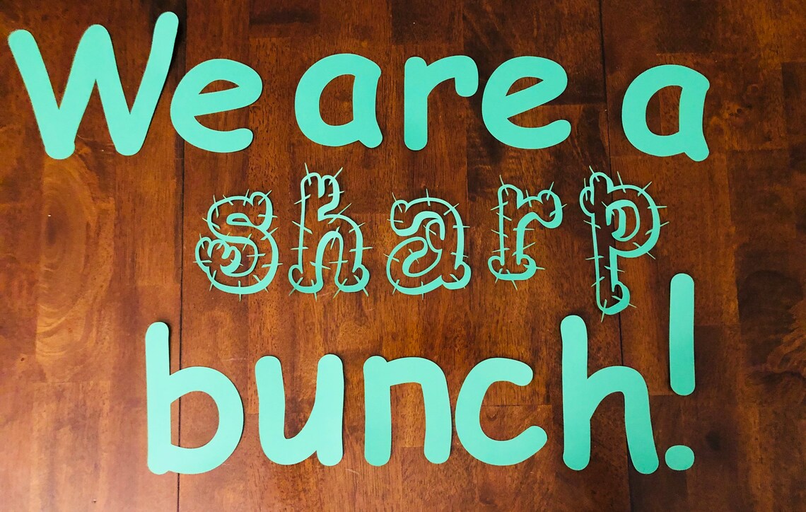 Teachers School Bulletin Board Cutouts DIY Set Back to | Etsy