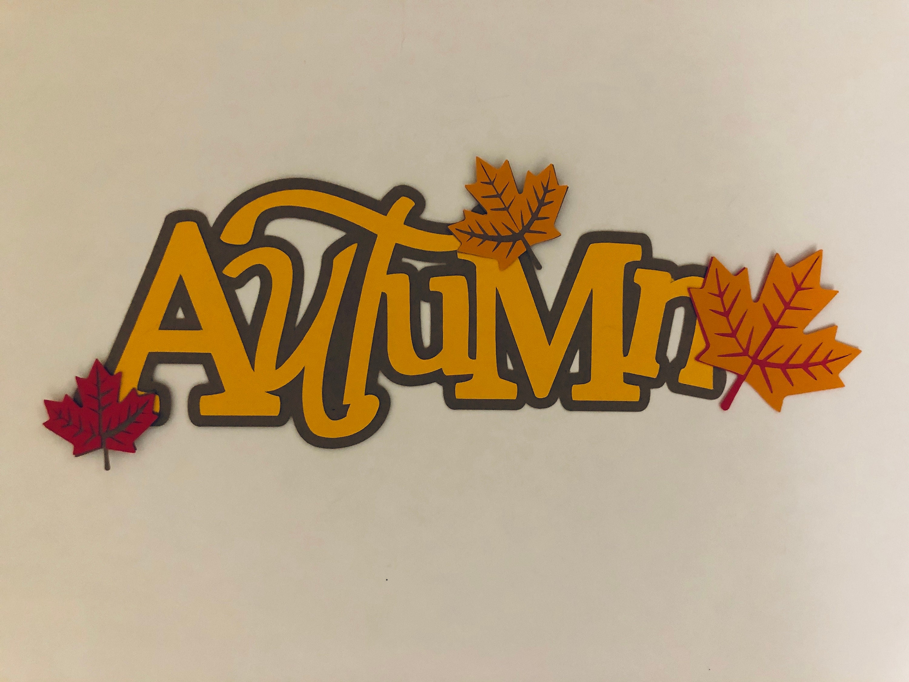 Spring Die Cut Summer Die Cut Fall Die Cut Winter Die Cut | Etsy