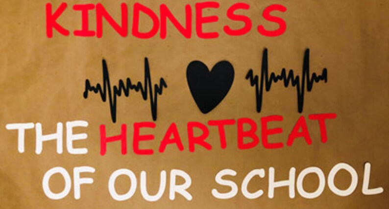 School Nurse Bulletin Board Letters | Kindness Bulletin Board | Teacher ...