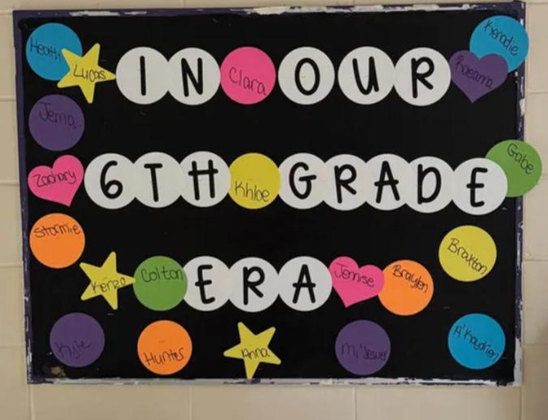 Back to School Bulletin Board Set | in My Era Bulletin Board | Bulletin ...