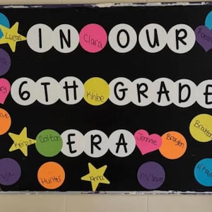 Back to School Bulletin Board Set | in My Era Bulletin Board | Bulletin ...