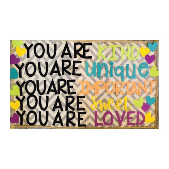 Teachers School Bulletin Board Cutouts Spring DIY Set back - Etsy