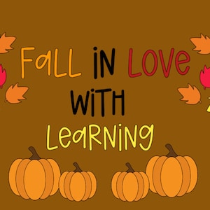 Fall Bulletin Board | Bulletin Board Kit | Fall in Love With Learning ...