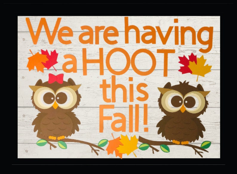 Fall Bulletin Board | Back to School Bulletin Board | Owl Bulletin ...
