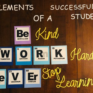 Science Bulletin Board Kit | Chemistry Bulletin Board Kit | Elements of ...