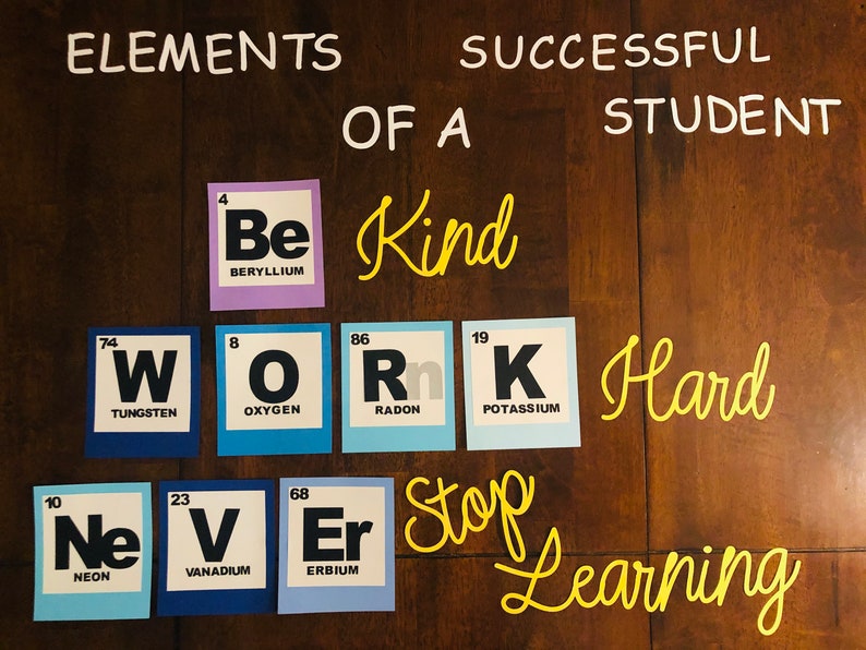 Science Bulletin Board Kit | Chemistry Bulletin Board Kit | Elements of ...