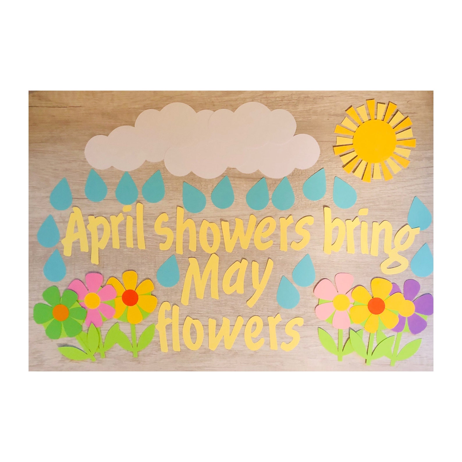 Spring Bulletin Board Teachers School Bulletin Board Cutouts - Etsy