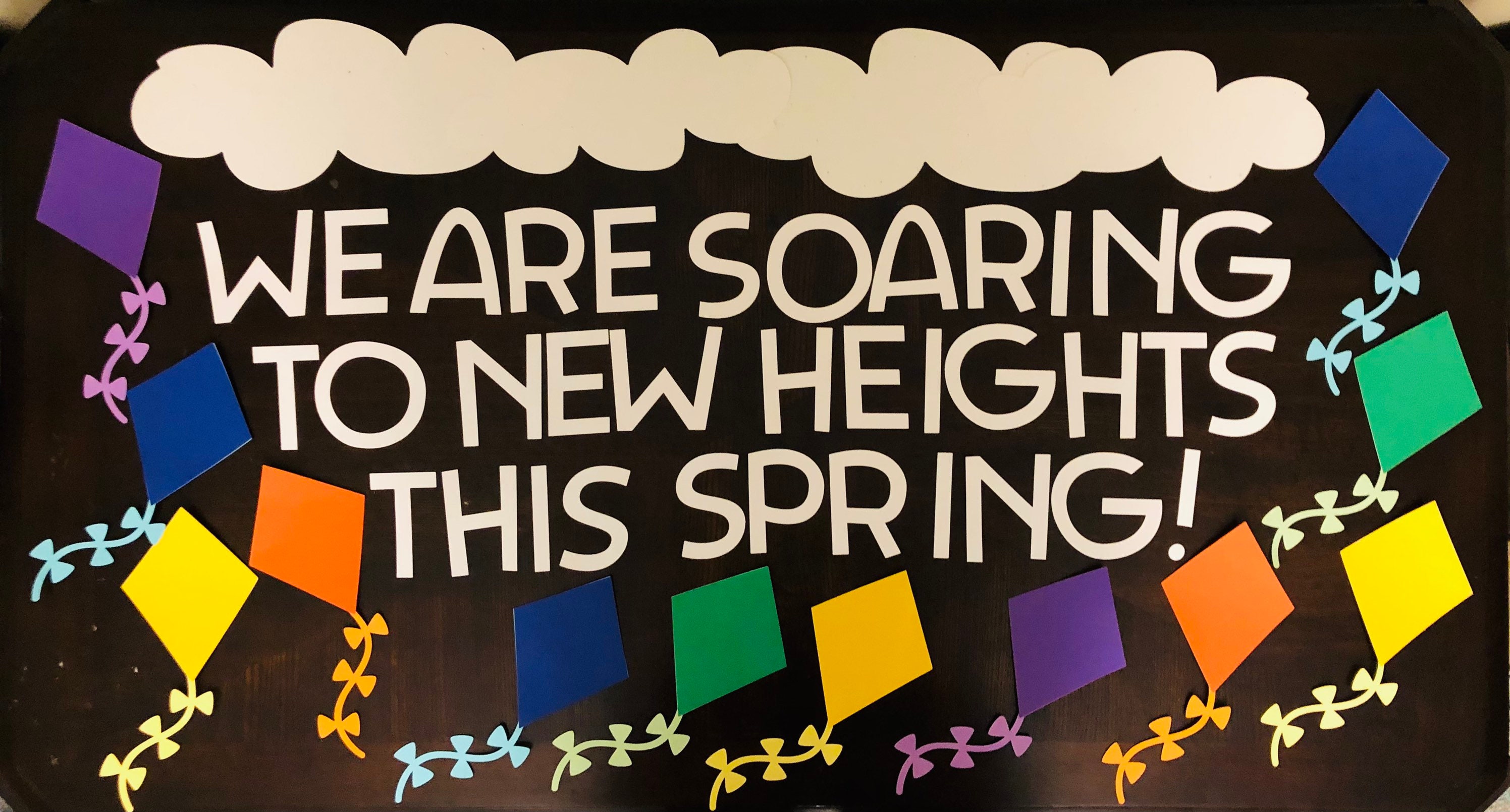 Spring Bulletin Board High School