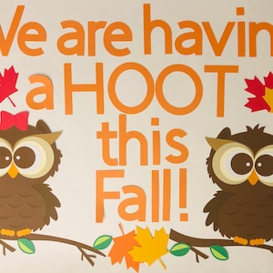 Fall Bulletin Board | Back to School Bulletin Board | Owl Bulletin ...