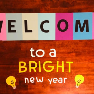 Back to School Bulletin Board Bulletin Board Letters WELCOME to a ...