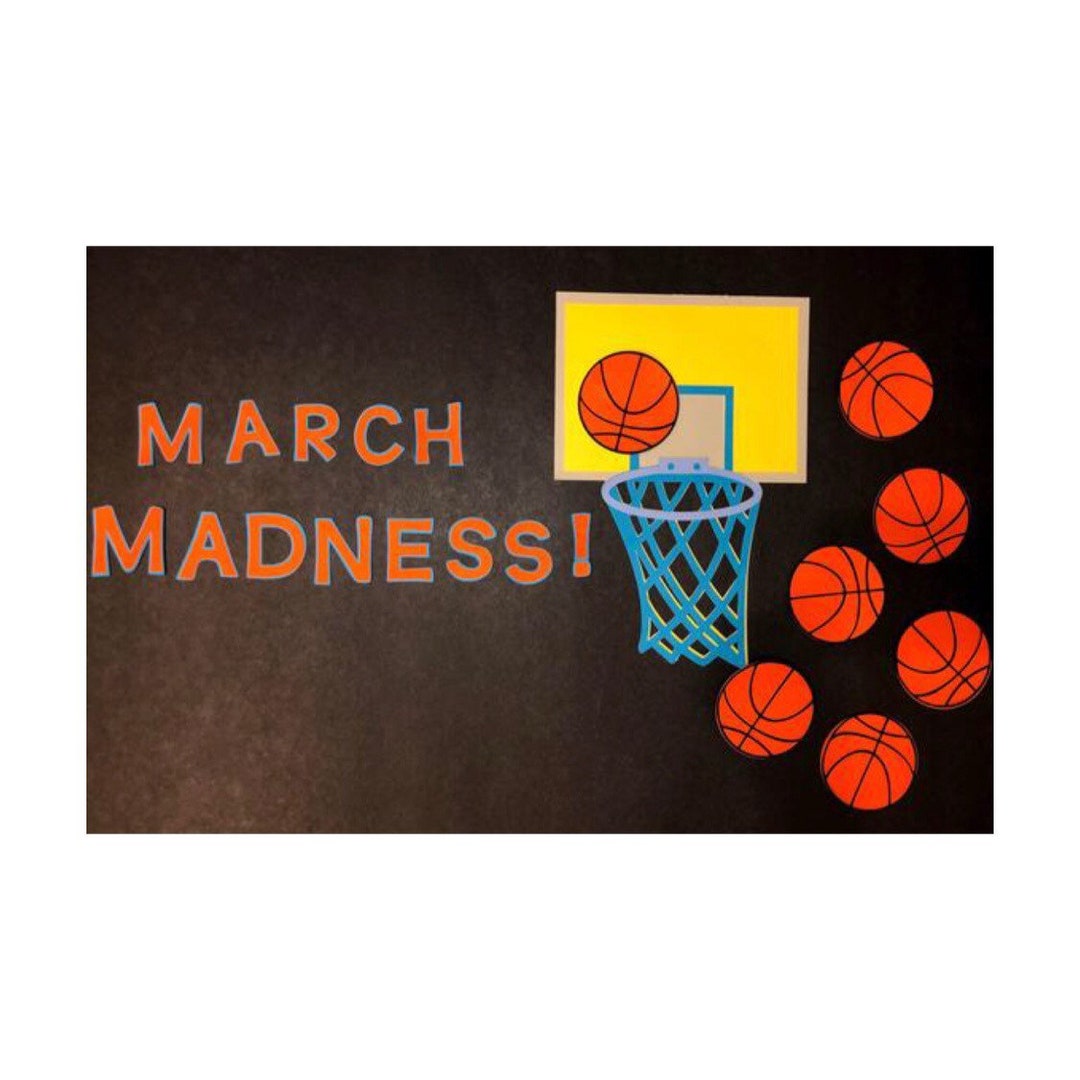 Teachers School Bulletin Board Cutouts | Basketball Classroom DIY Set ...