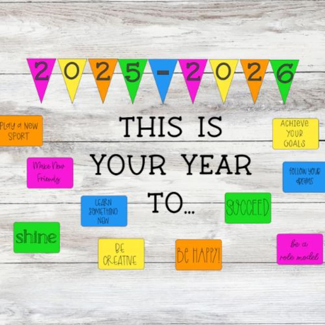 Back to School Bulletin Board | New School Year Bulletin Board | Back ...