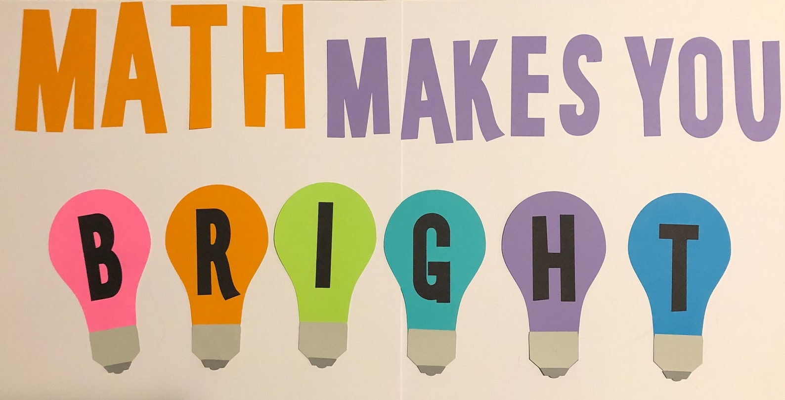 Math Bulletin Board Kit Math Class Bulletin Board for - Etsy