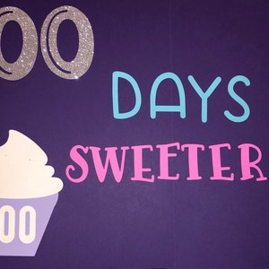 Teachers School Bulletin Board Cutouts DIY Set 100 Days of School 100 ...