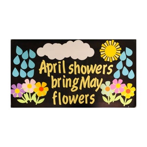 Spring Bulletin Board | Teachers School Bulletin Board Cutouts | Spring ...