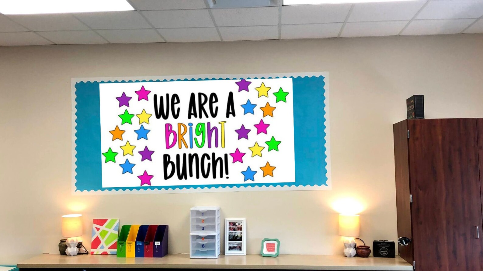 Bulletin Board Letters | Back to School Bulletin Board | We Are A ...