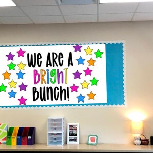 Bulletin Board Letters | Back to School Bulletin Board | We Are A ...