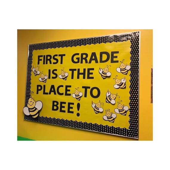 First Grade Back To School Bulletin Board