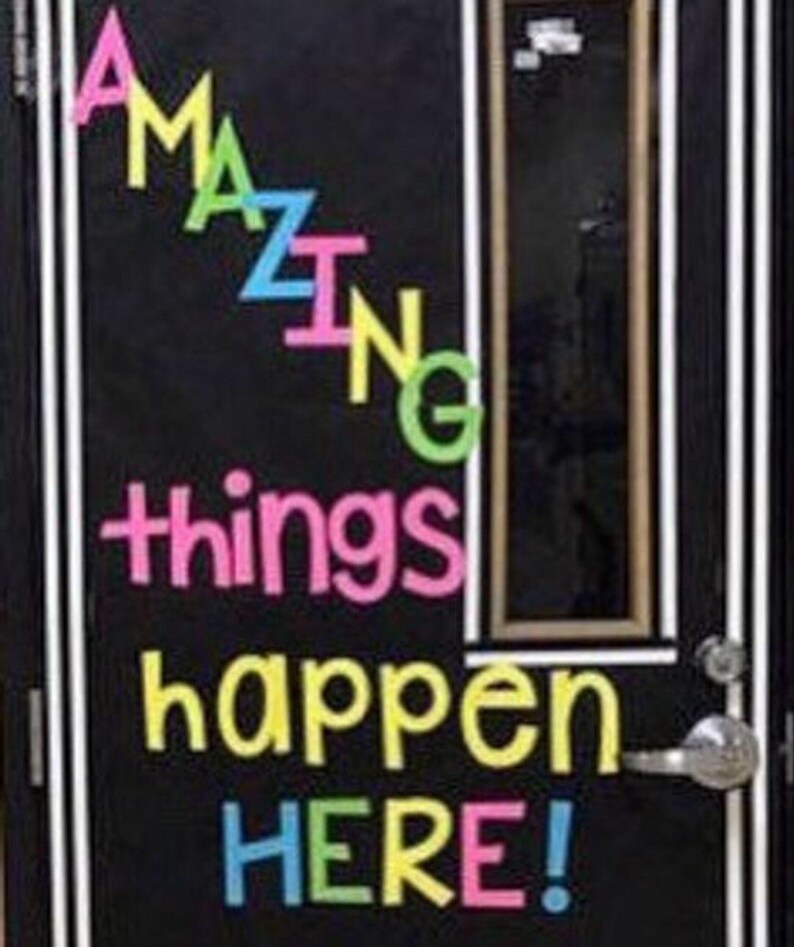 Teachers School Bulletin Board Cutouts | Spring DIY Set |back to School ...
