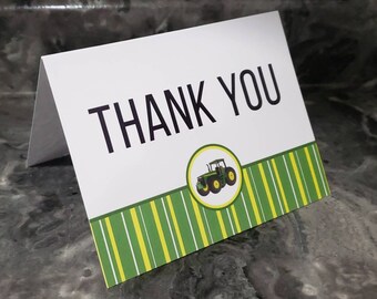 Thank You Tractor Card - Etsy