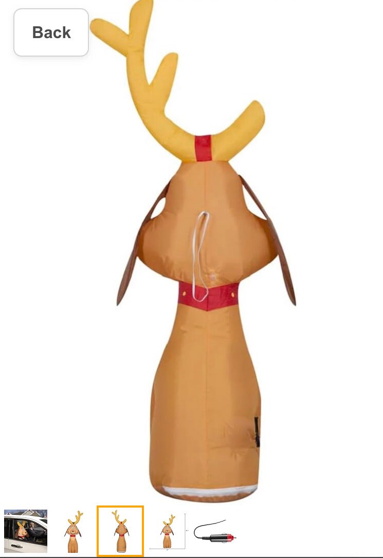 The Grinch Car Buddy Inflatable Christmas Decoration grinch Max the Dog ...