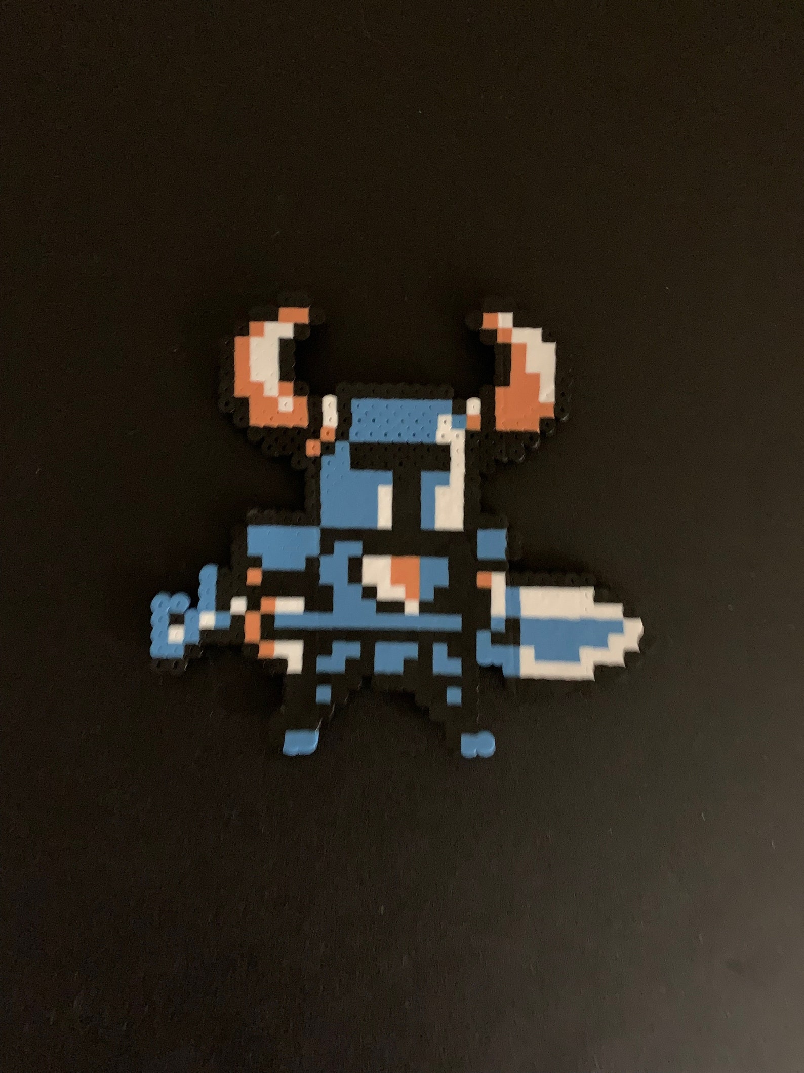 Shovel Knight Perler Bead Art - Etsy