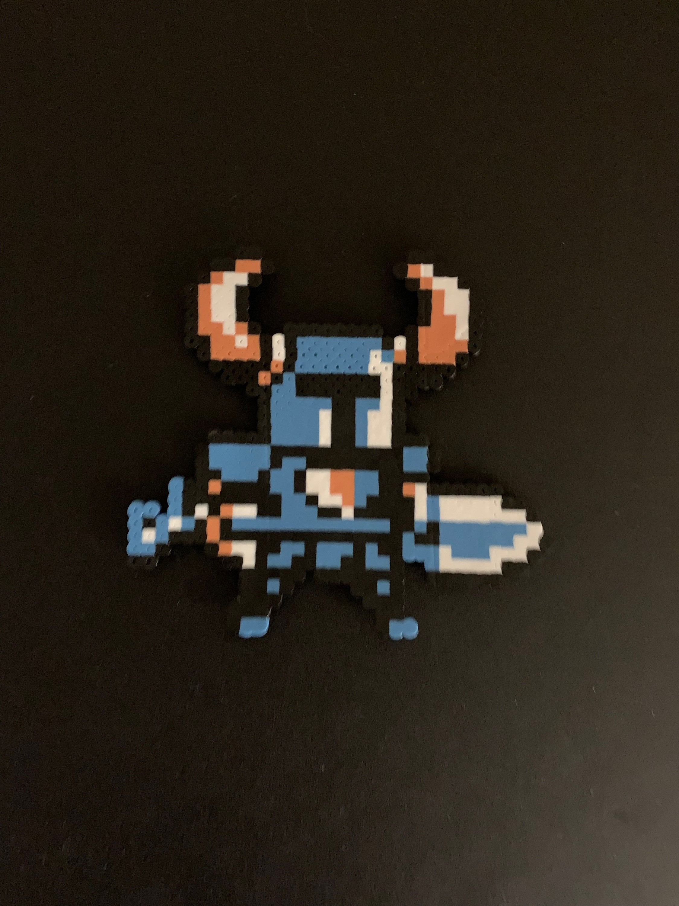 Shovel Knight Perler Bead Art - Etsy