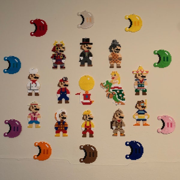 Perler Mario - Etsy
