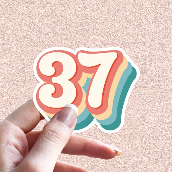 Number Stickers - Etsy