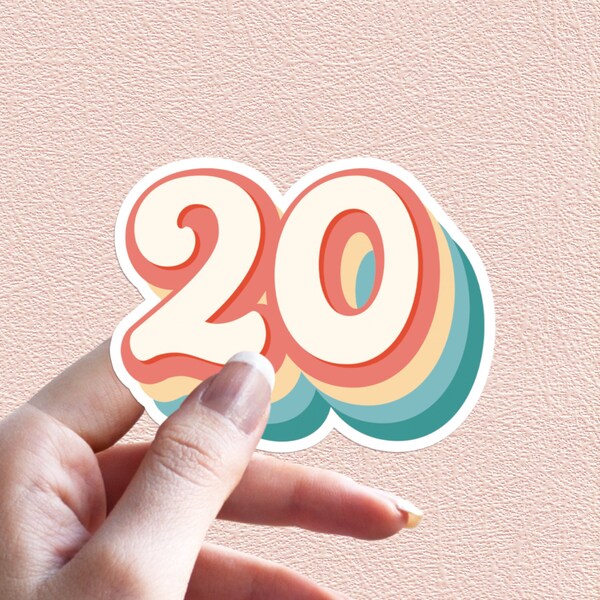 Number Stickers - Etsy