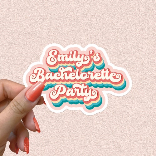 Custom Bachelorette Stickers Bachelorette Party Favors - Etsy