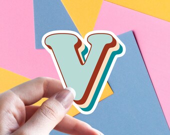 Monogram Letter V - Etsy
