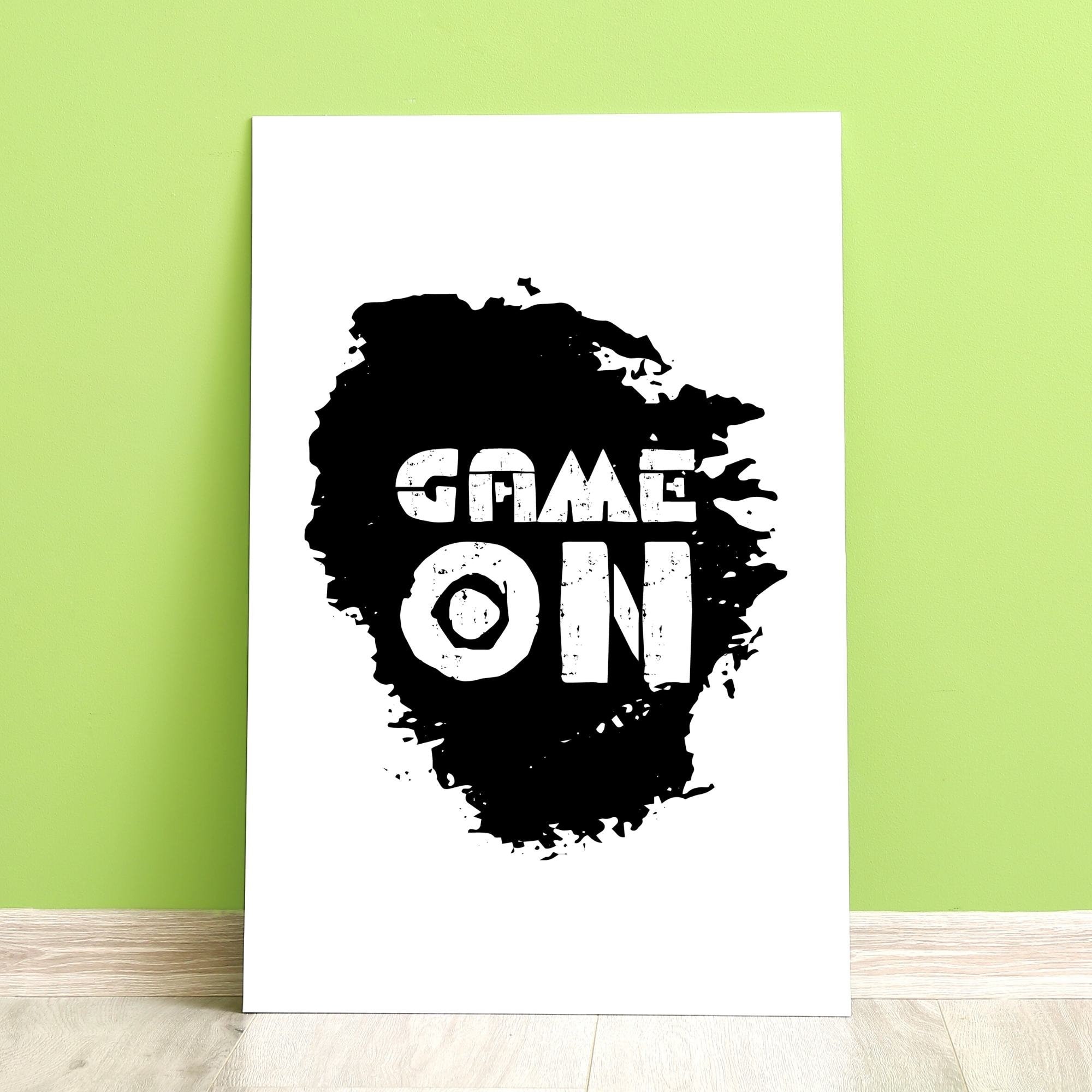 Gamer Room Wall Art Set of 6 Prints, Video Games Player Print Art, Game ...
