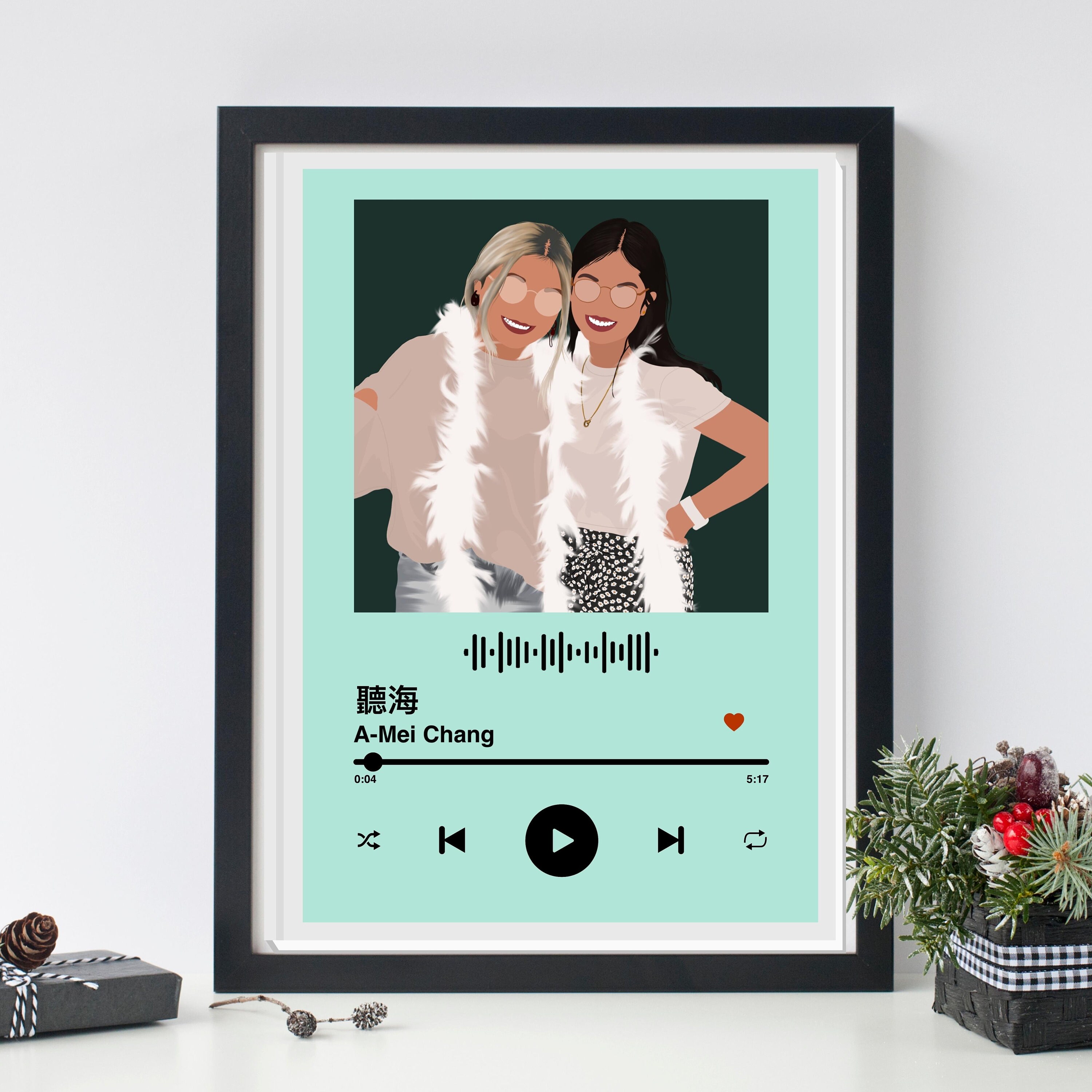 Custom Album Cover Faceless Portrait for Families Couples Lovers ...