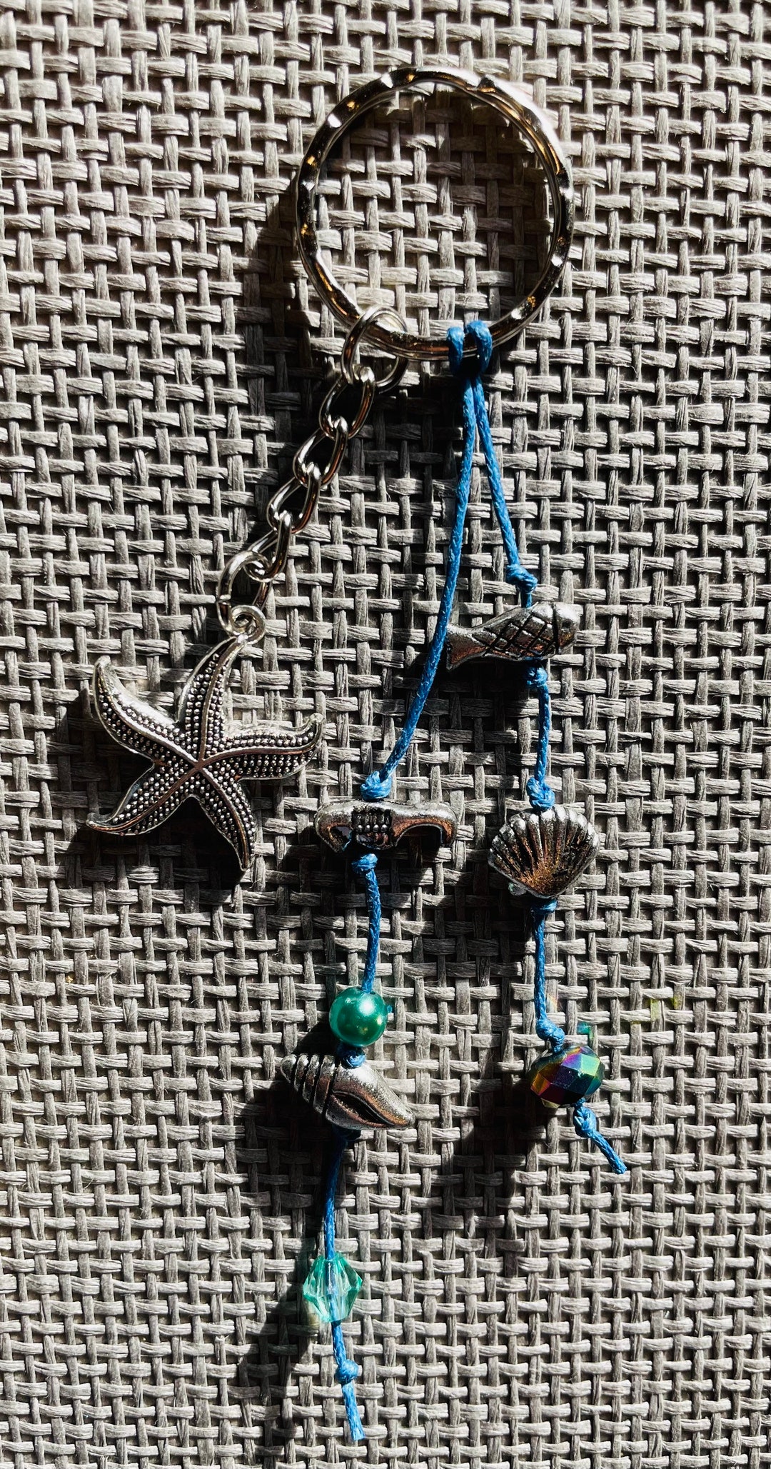 Small Star Fish or Sea Shell Key Chain/ Bag Charm for That Special Mum ...