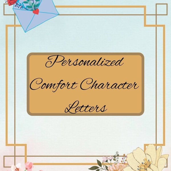 Character Letters - Etsy