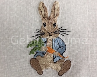 Easter Bunny Embroidery Design Peter Rabbit Machine Embroidery Design ...