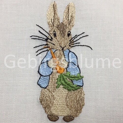 Bunny Embroidery Design Easter Bunny Peter Rabbit - Etsy
