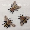 Mini Bee Embroidery Design FSL Bee Machine Embroidery Free Standing ...