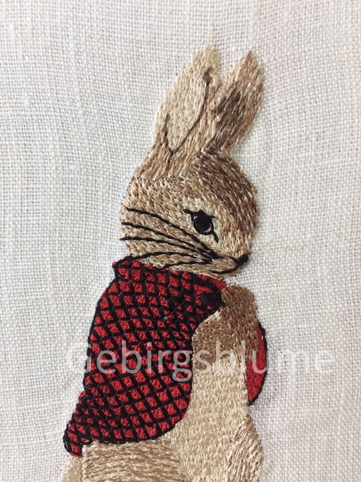Peter Rabbit Embroidery Design Beatrix Potter Instant Download - Etsy