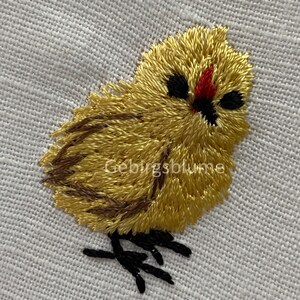 Mini Chick Machine Embroidery Design Size H1.54*w1.06" Digital File for ...