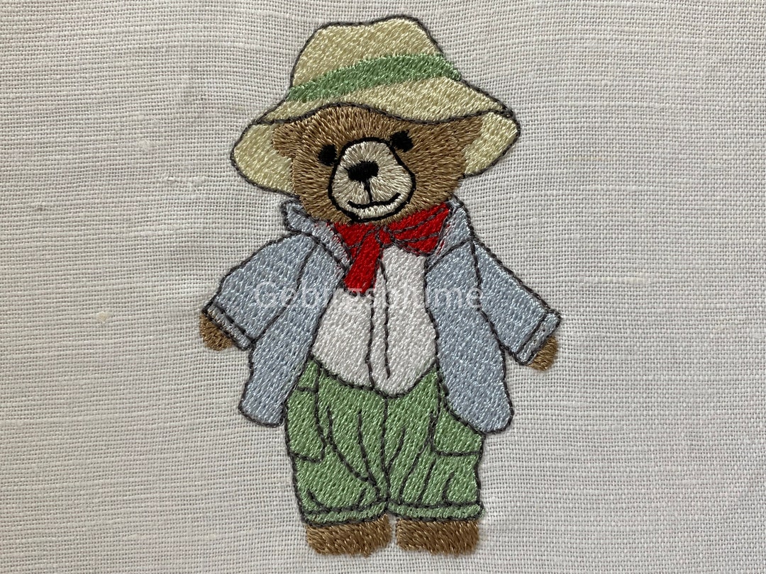 Bear Machine Embroidery Design - Etsy