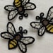 Mini Bee Embroidery Design FSL Bee Machine Embroidery Free Standing ...