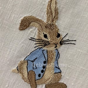 Peter Rabbit Machine Embroidery Design Size H3.84w2.77in - Etsy