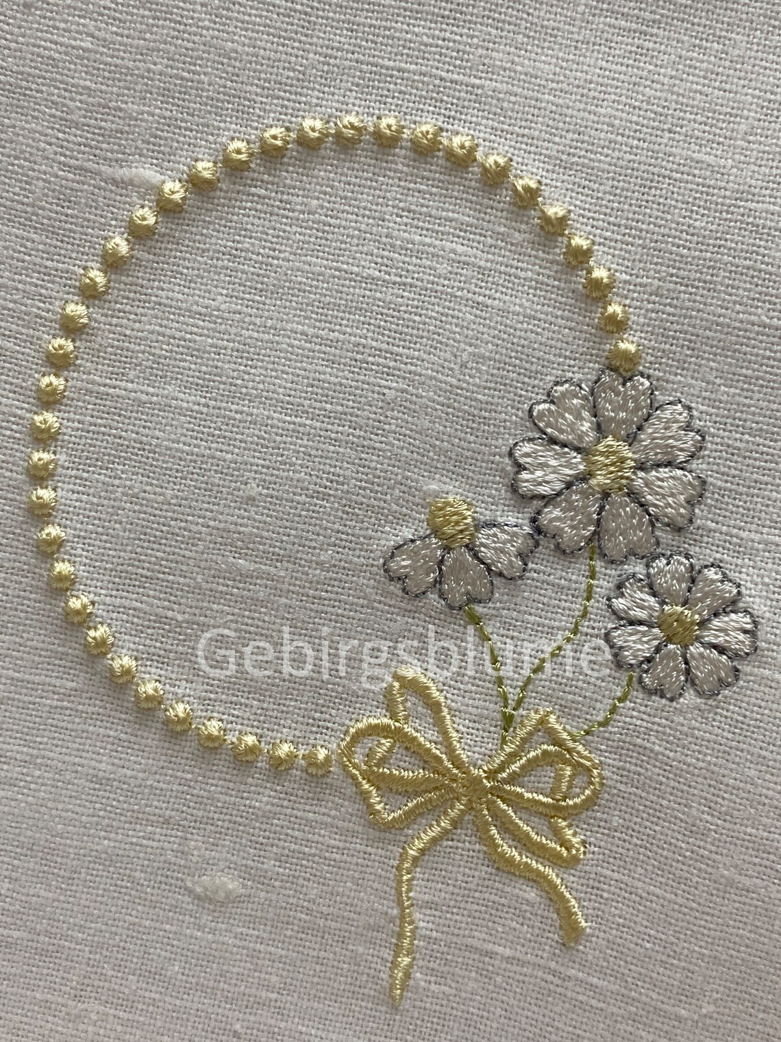 Pearl and Bow Embroidery Design Machine Embroidery 6 SIZES Instant ...