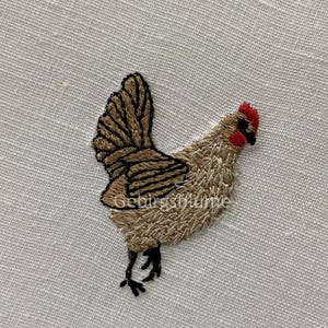 Mini Chicken Machine Embroidery Design Size H2.04*w1.42in - Etsy