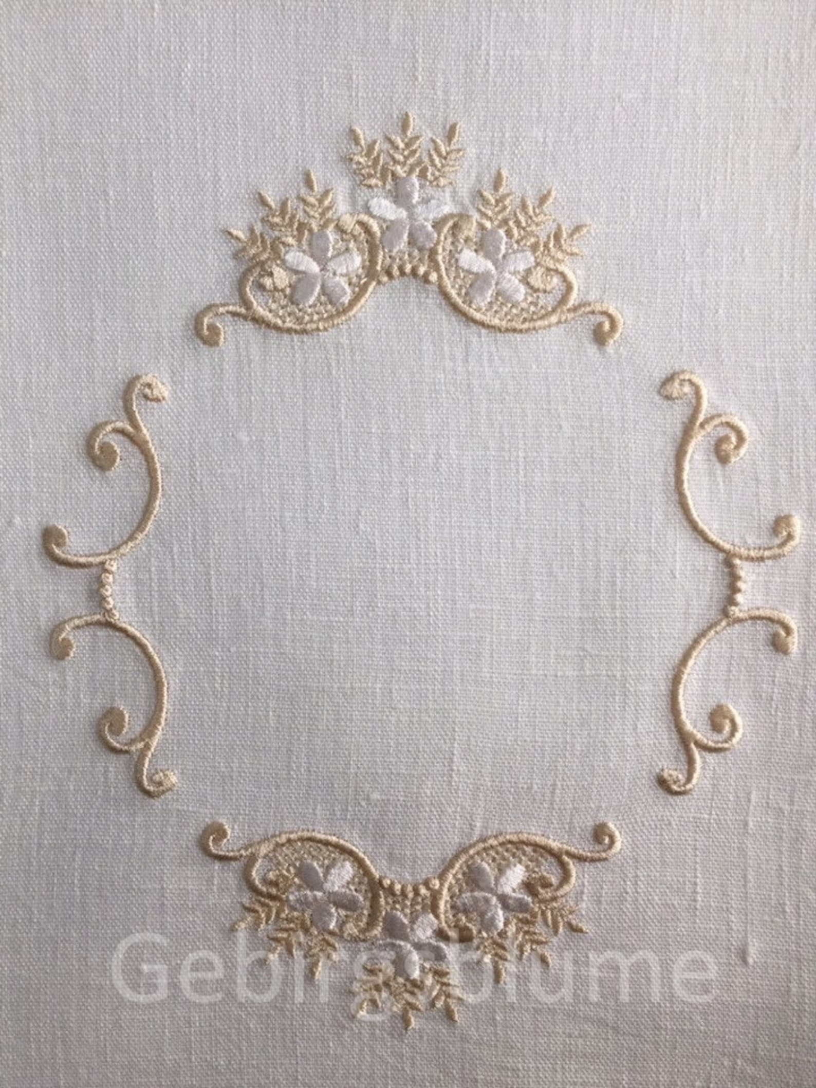 Frame Embroidery Designs Instant Download - Etsy